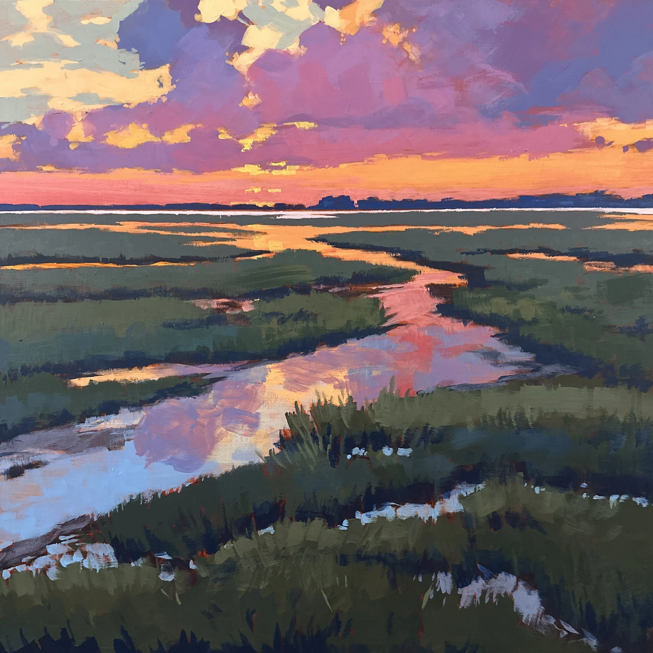 Tidal Wetlands — Jim Musil Painter