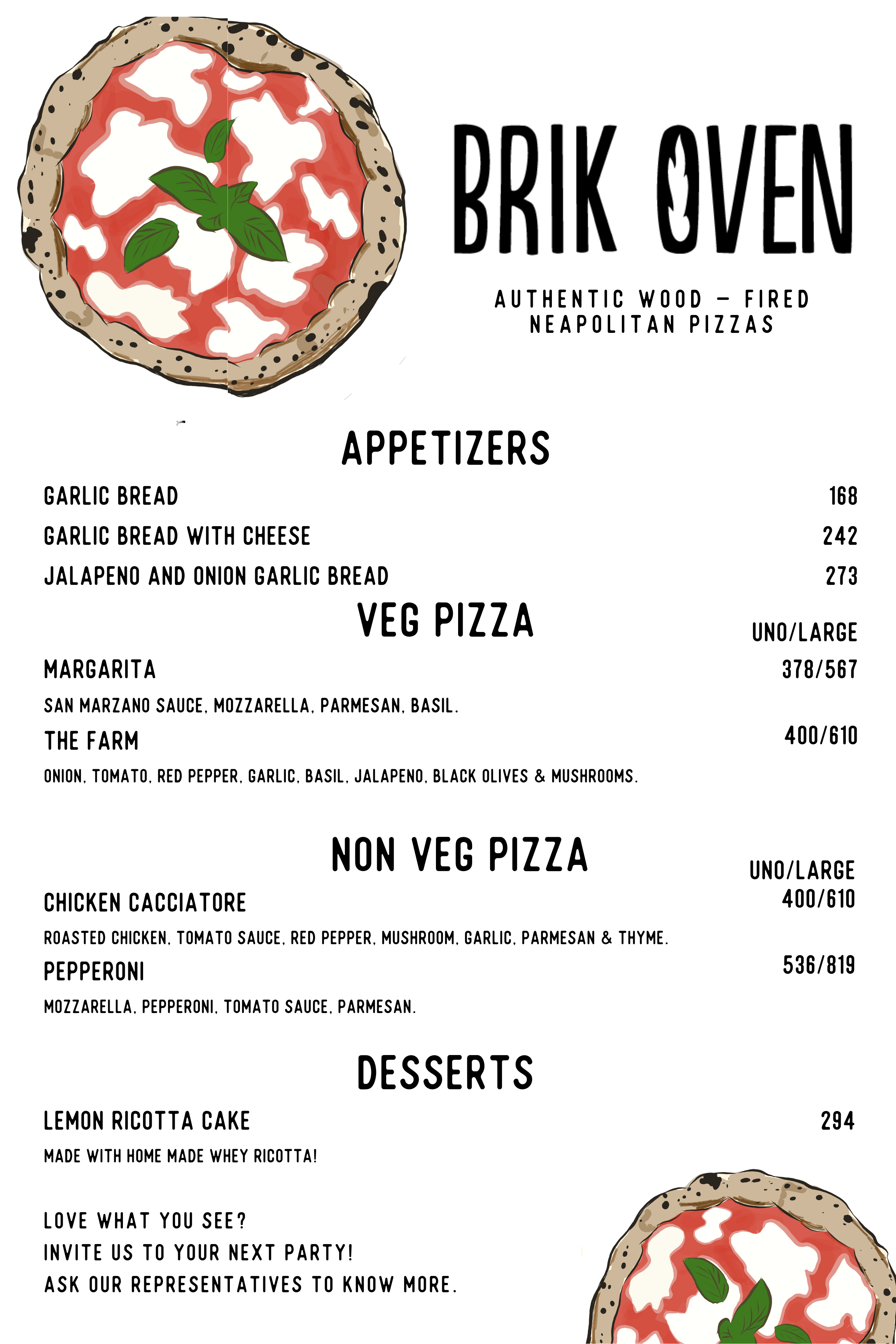 popup — Brik Oven