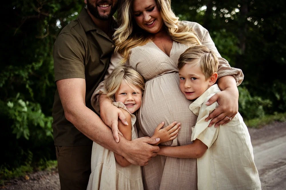 Maternity Session with the Whole Family in Nature — Jennifer Mason ...
