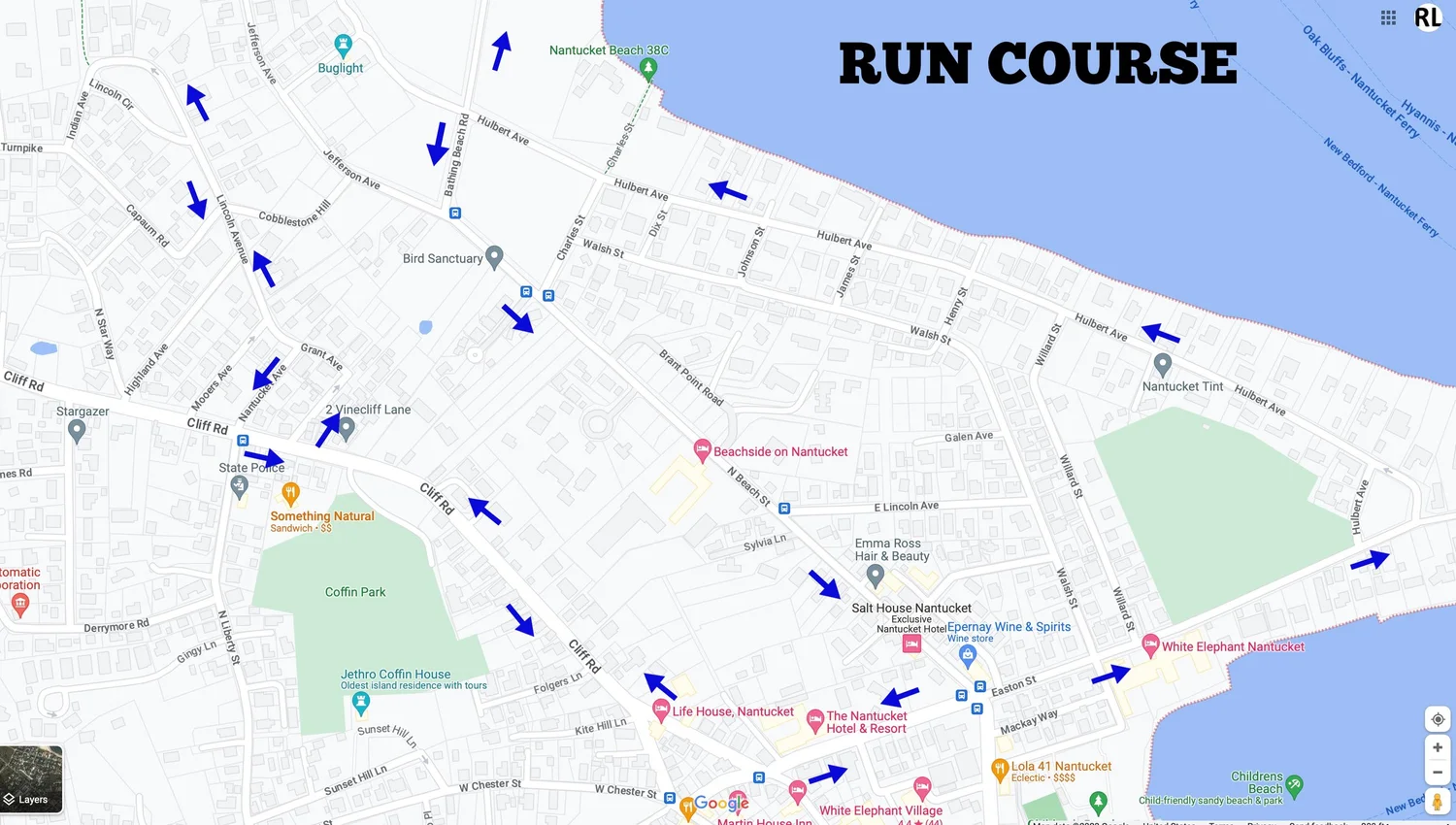 COURSE DETAILS — Nantucket Triathlon