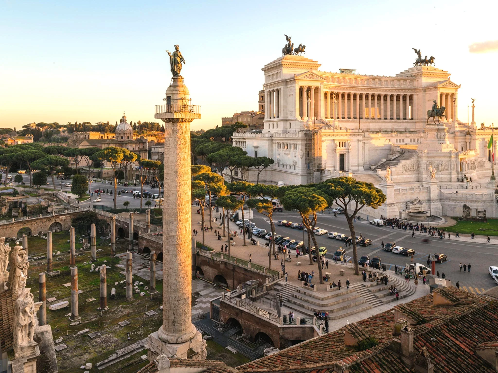 Terrace with a view to Ancient Rome, Italy — BARBARA ATHANASSIADIS ...