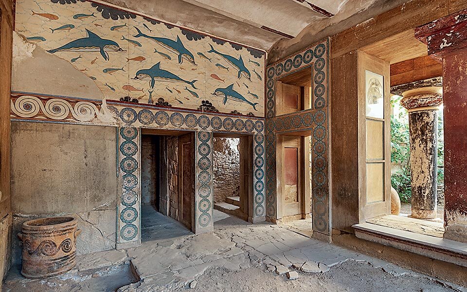 The legendary Palace of Minos Knossos, Crete, Greece — BARBARA ...