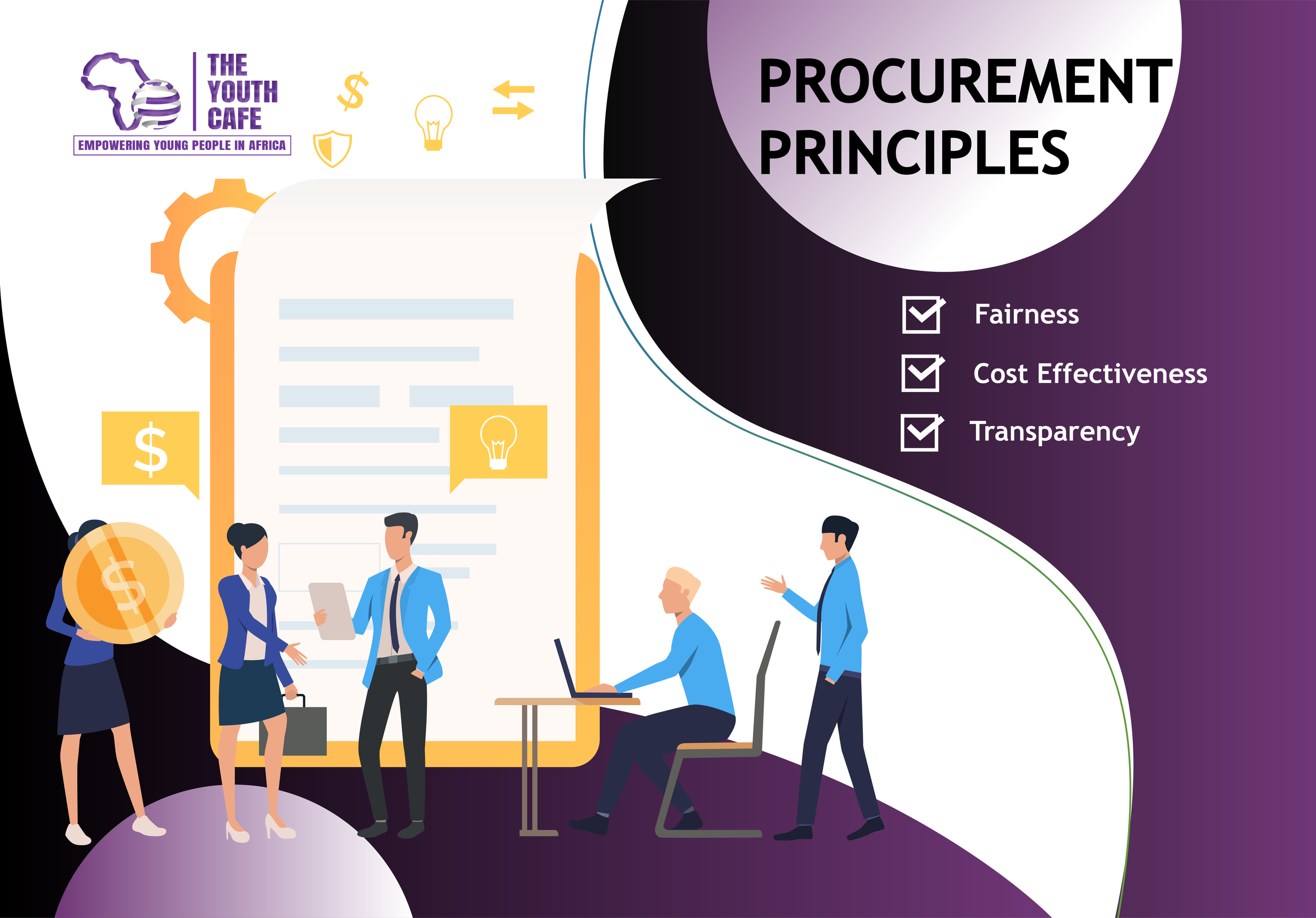 In line with The Youth Cafe Financial Regulations and Rules, the procurement system is based on ...