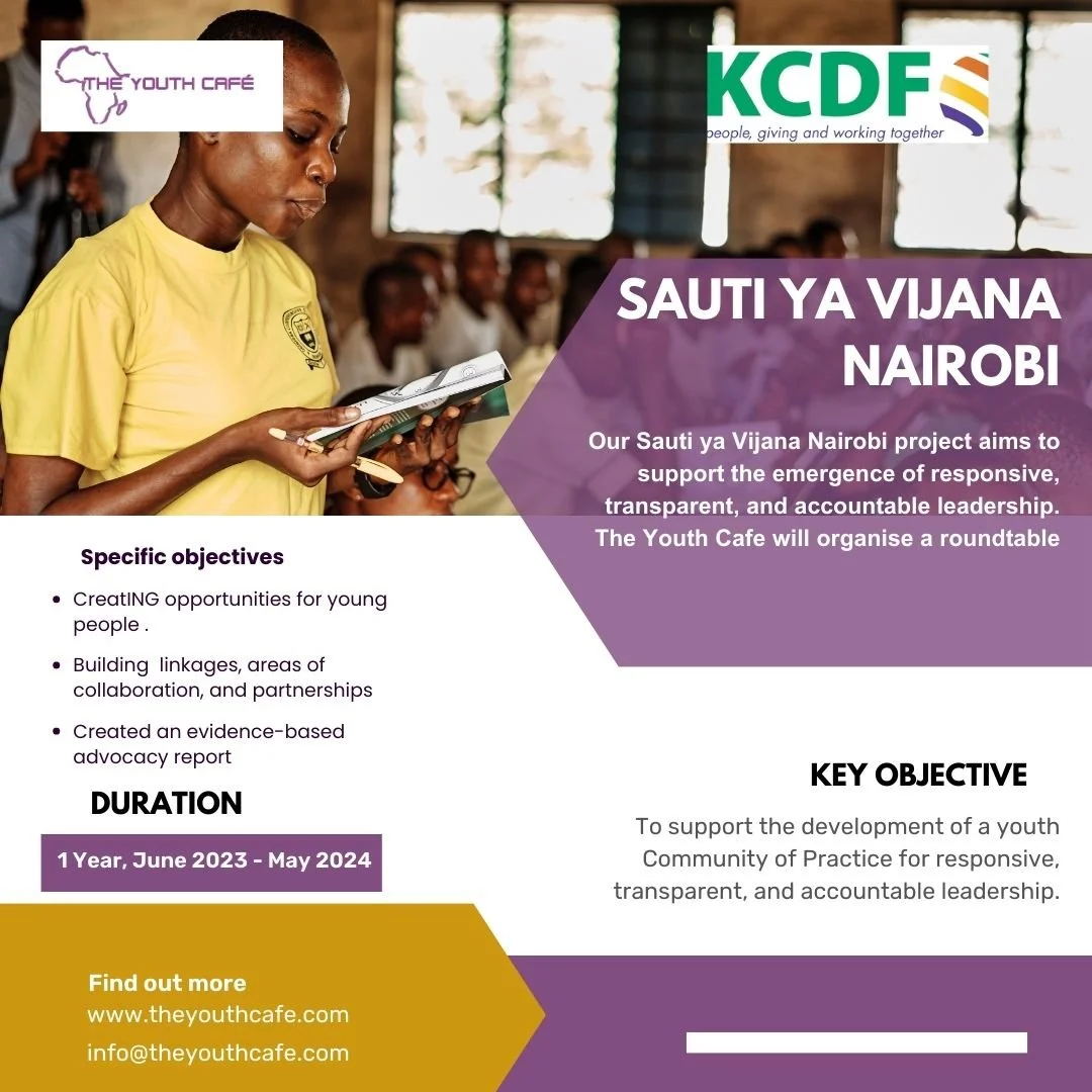 The Sauti ya Vijana Nairobi Project | Supporting Responsive ...