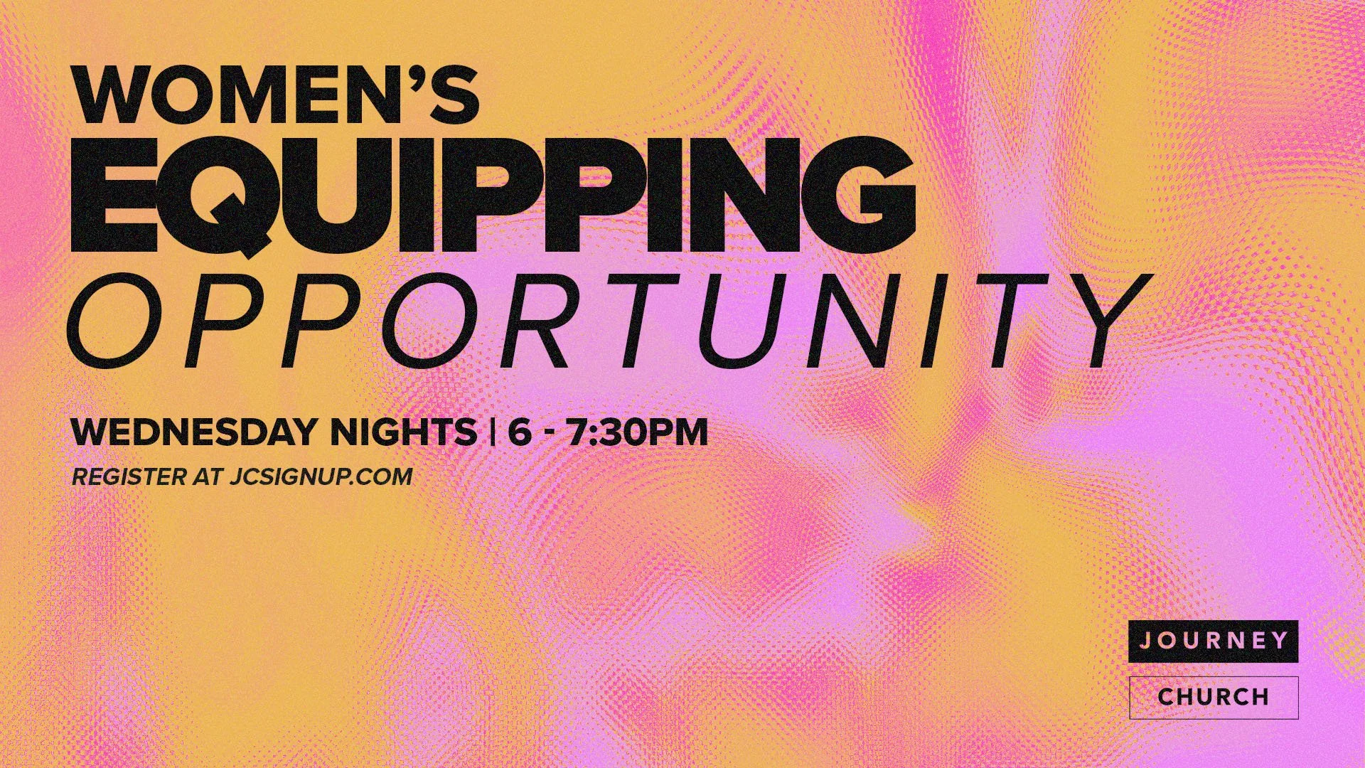 Equipping Classes — Journey Church