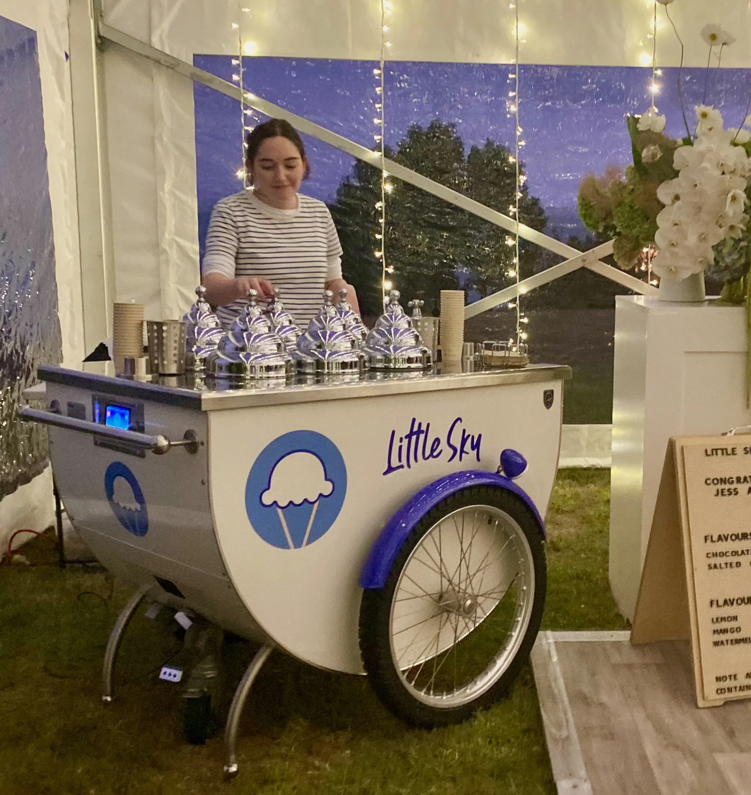 Gelato Ice Cream cart hire Melbourne — Little Sky