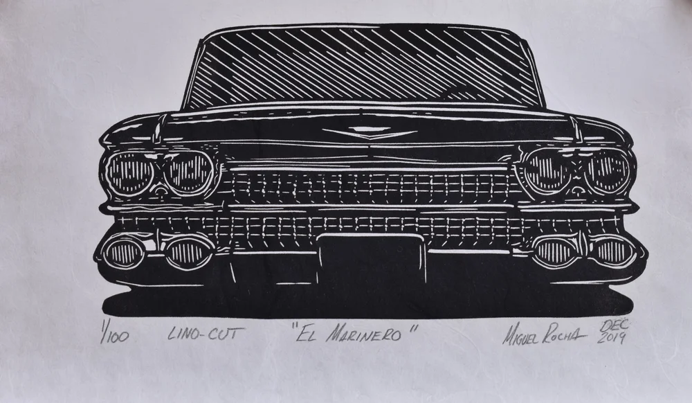 59 Cadillac Drawing