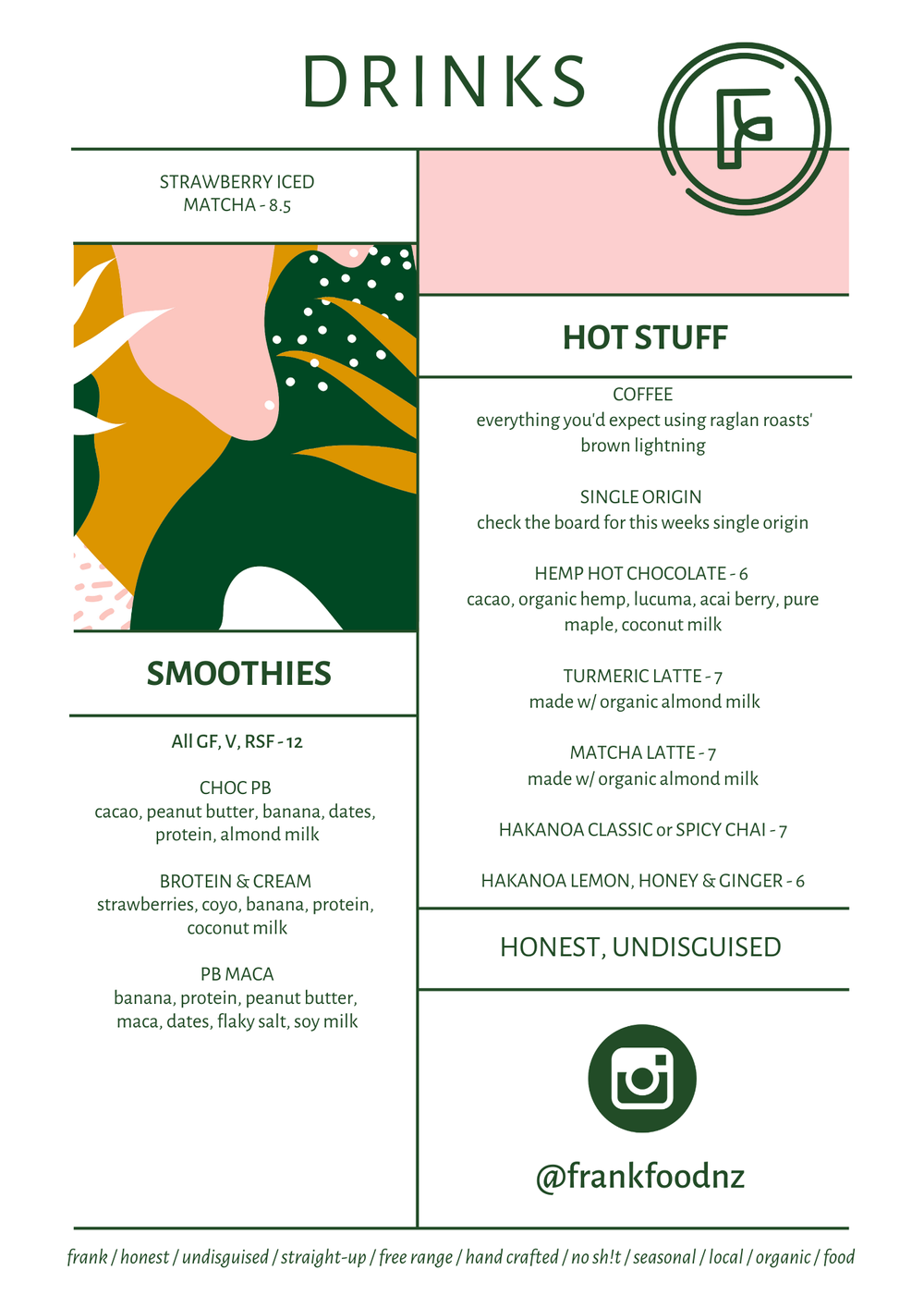 Menu — Frank