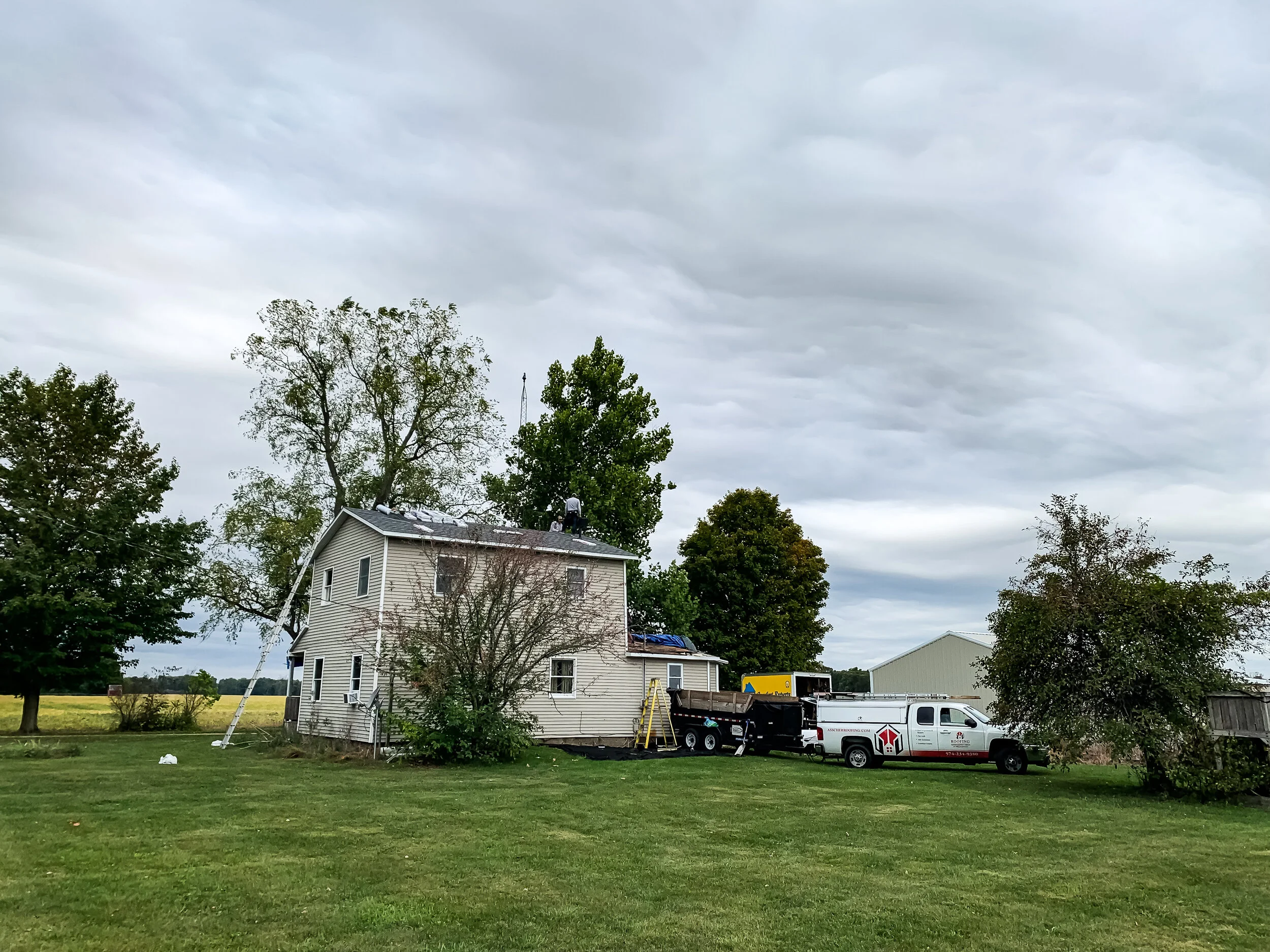 Roof Tarp and Replacement, Inwood IN — Asscher Roofing Company ...