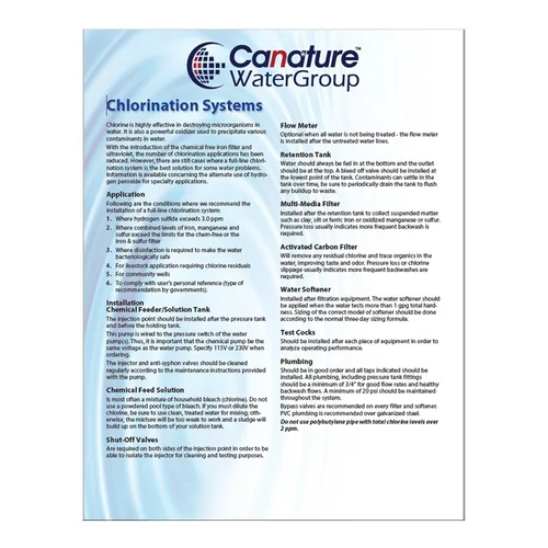 Chlorination Systems and Water Conditioning — Hydrotech