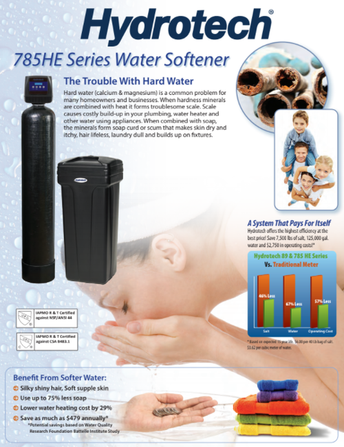 Hydrotech 785HE Softener — Hydrotech