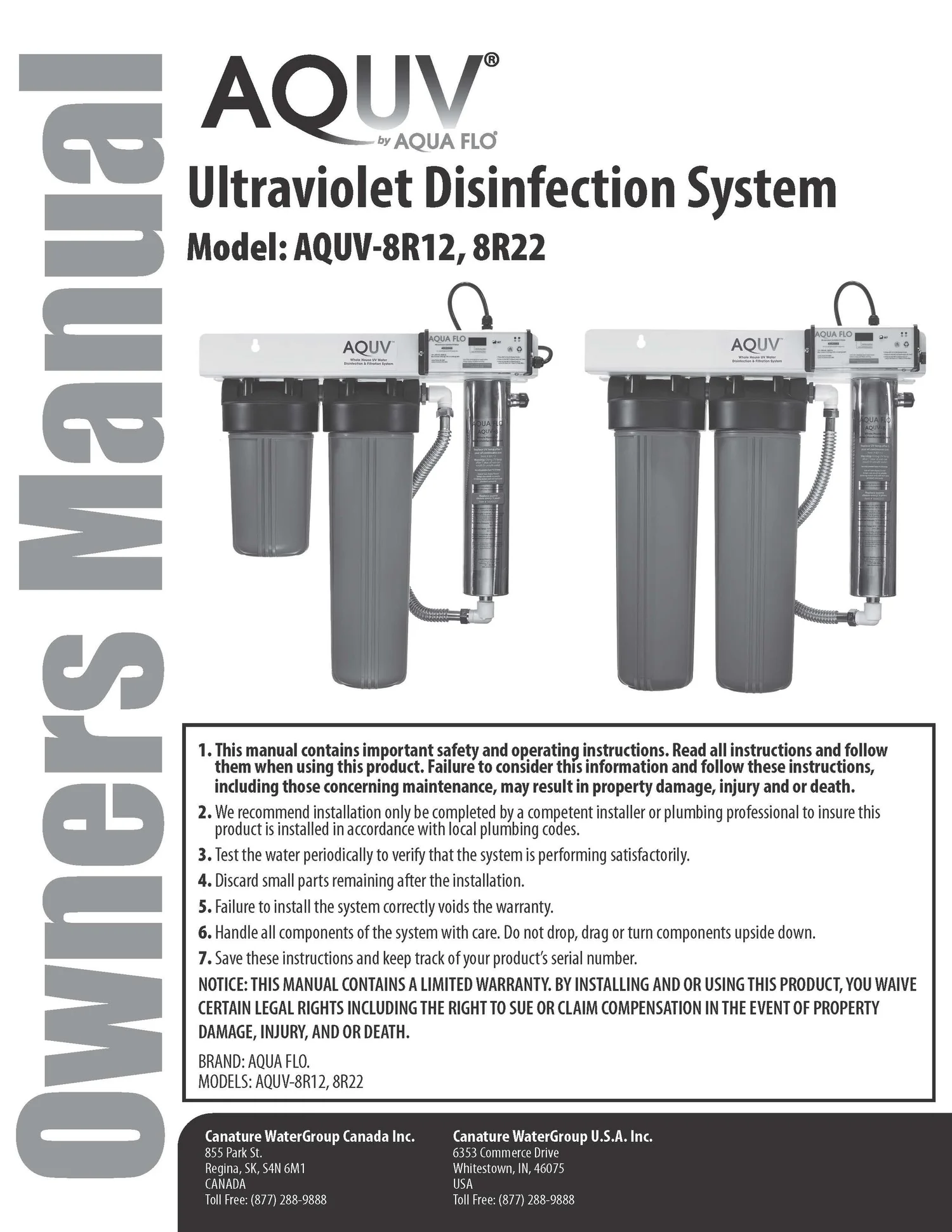 AQUV Rack System — Hydrotech