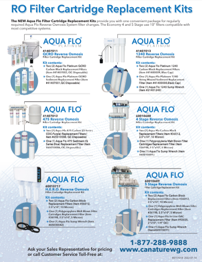 Aqua Flo 475 Series Reverse Osmosis — Hydrotech