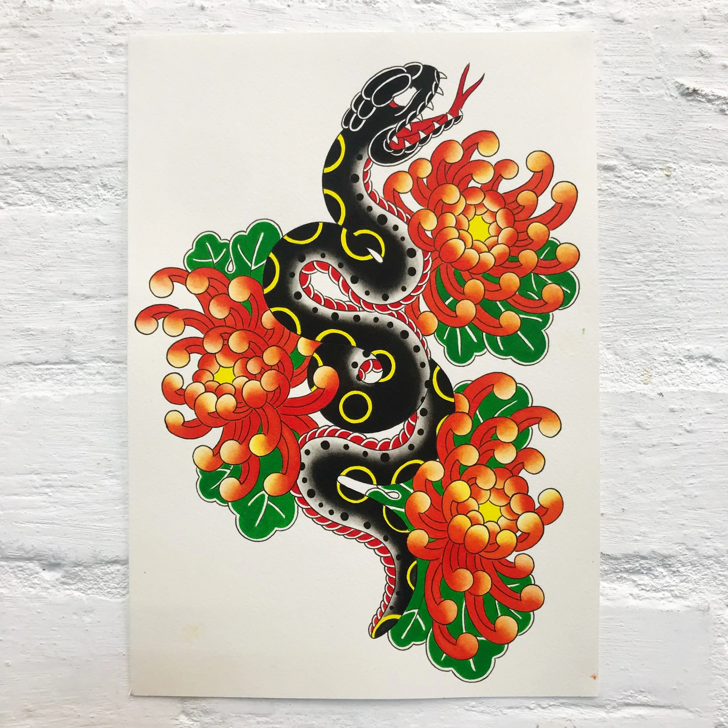 Japanese Kiku Tattoo