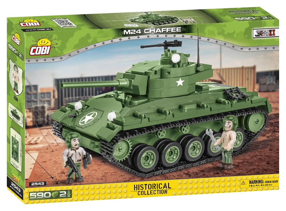 COBI M24 Chaffee Tank— Set #2543 | COBI Tank | COBI Military Vehicles ...