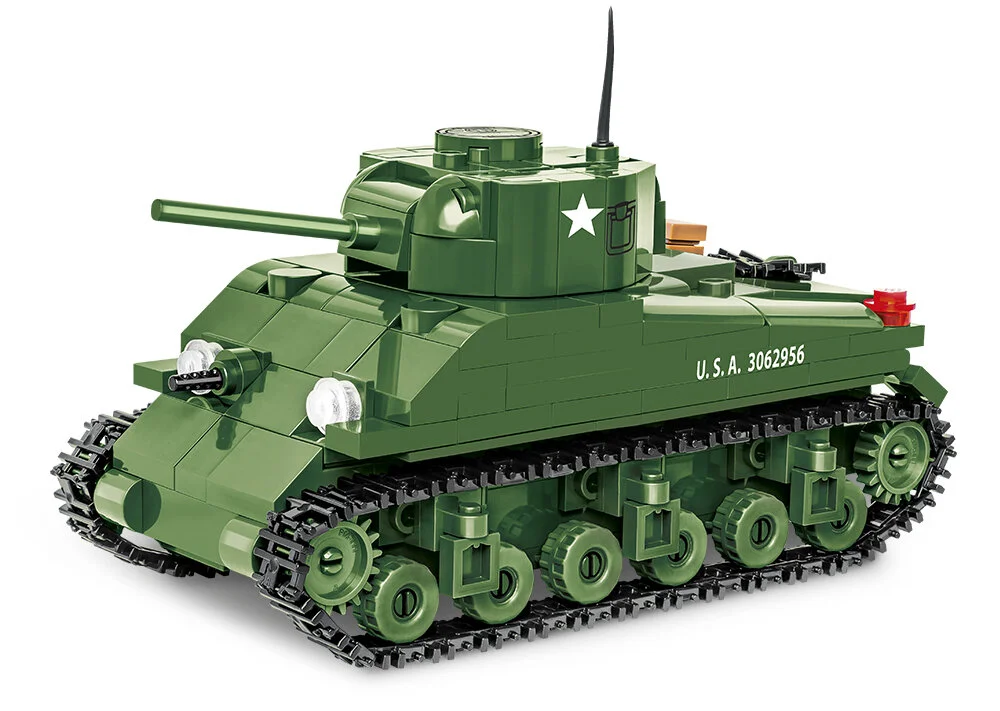 COBI Sherman M4A1 Tank 1:48: Set #2708 — buildCOBI.com Cobi Building Sets