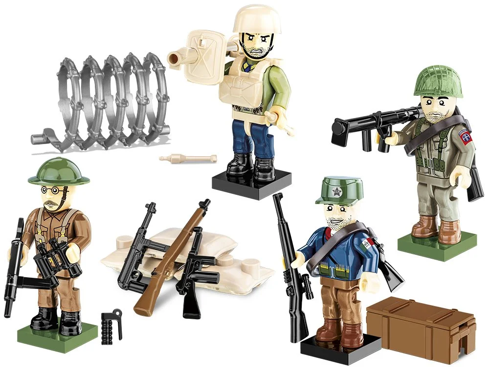 COBI COMPANY OF HEROES 3 Figure Set and Accessories: Set #3041 ...