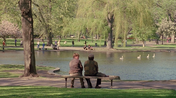 The Boston Public Garden Bench from "Good Will Hunting" — Live the Movies