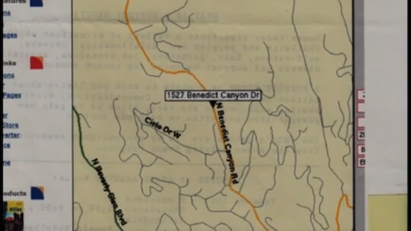 Susan Berman's home (and the site of her murder) as seen on "The Jinx ...