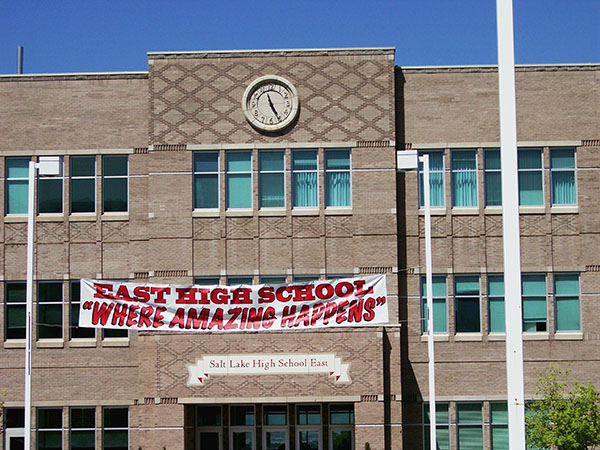 East High School from "High School Musical" — Live the Movies