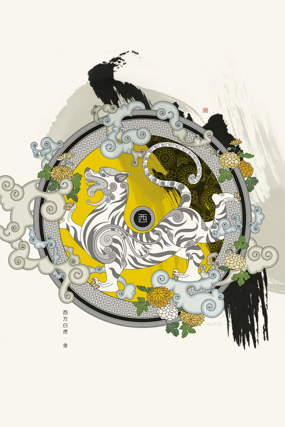 The Five Heavenly Beasts — Thoth Adan