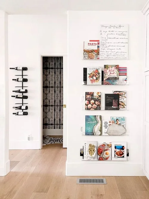 How to display cookbooks in the kitchen - custom storage ideas and ...