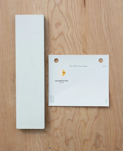 Matching White tile and paint in your bathroom or kitchen — Hausmatter