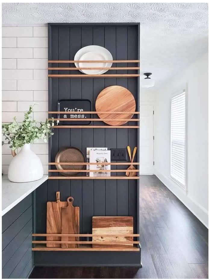 How to display cookbooks in the kitchen - custom storage ideas and ...