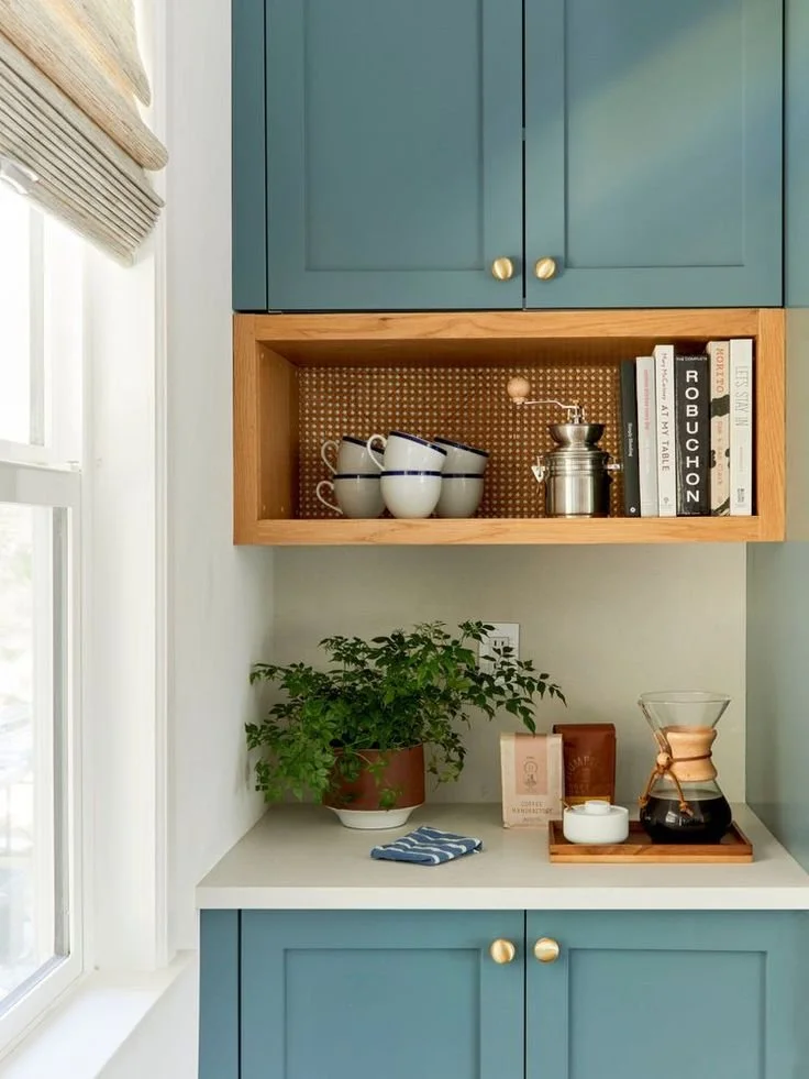 How to display cookbooks in the kitchen - custom storage ideas and ...