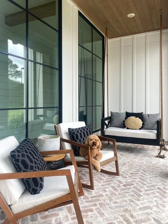 Long Narrow Porch decor ideas — Hausmatter