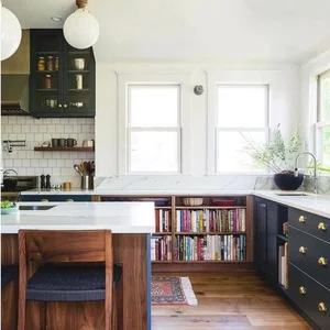 How to display cookbooks in the kitchen - custom storage ideas and ...