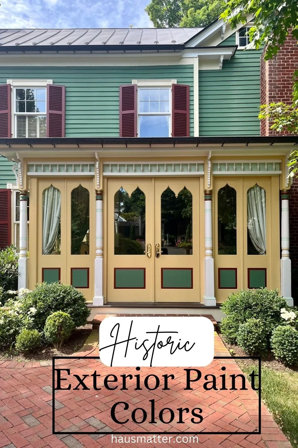 Historic, Exterior Paint Colors of Little Washington Virginia — Hausmatter