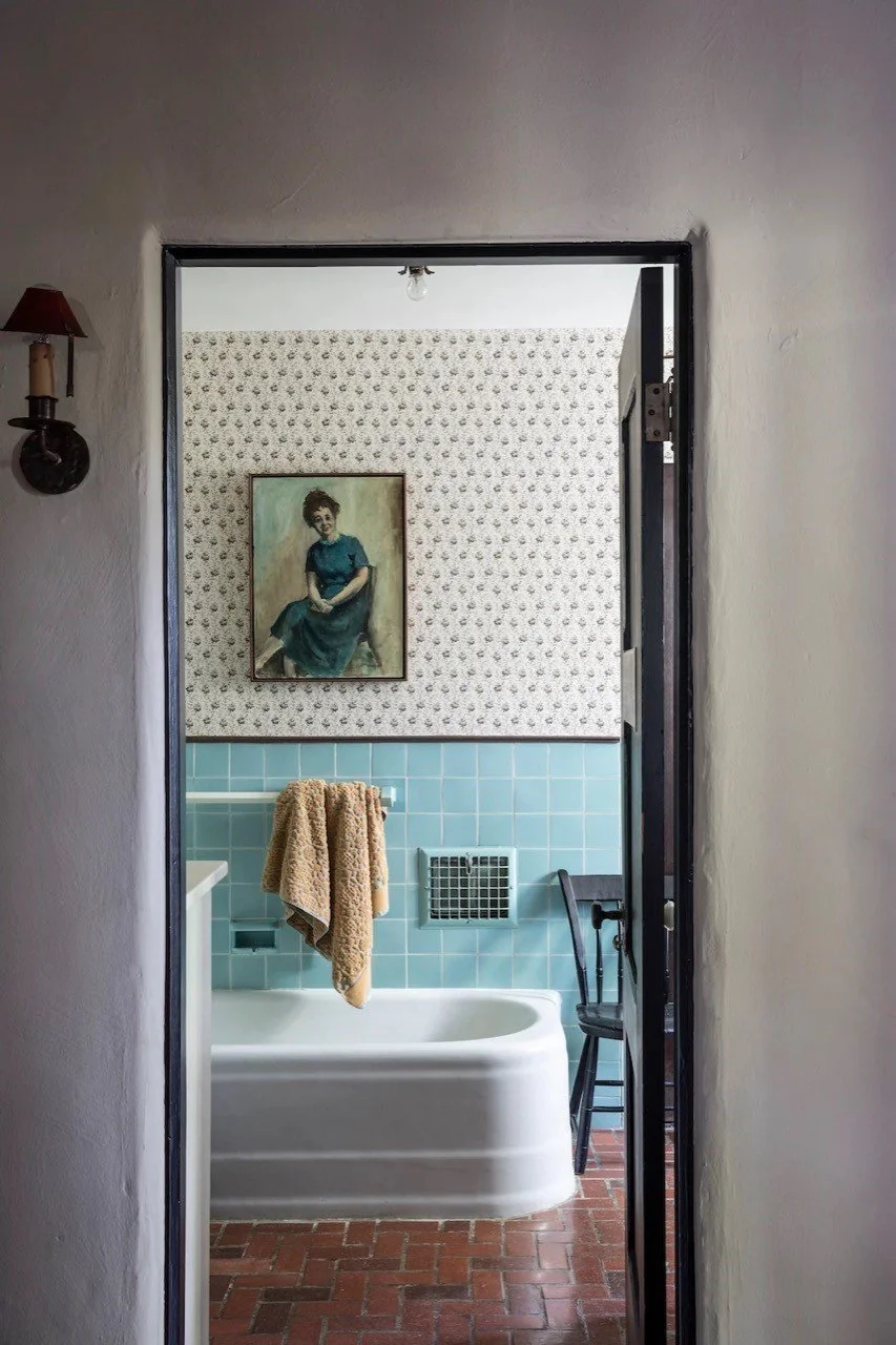 Tips for how to update old tile without removing it in a vintage ...