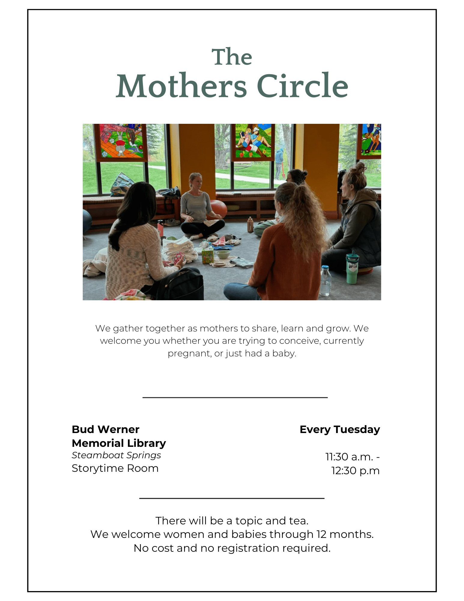 Mothers Circle — Astrid Grove - Birthroot Midwifery