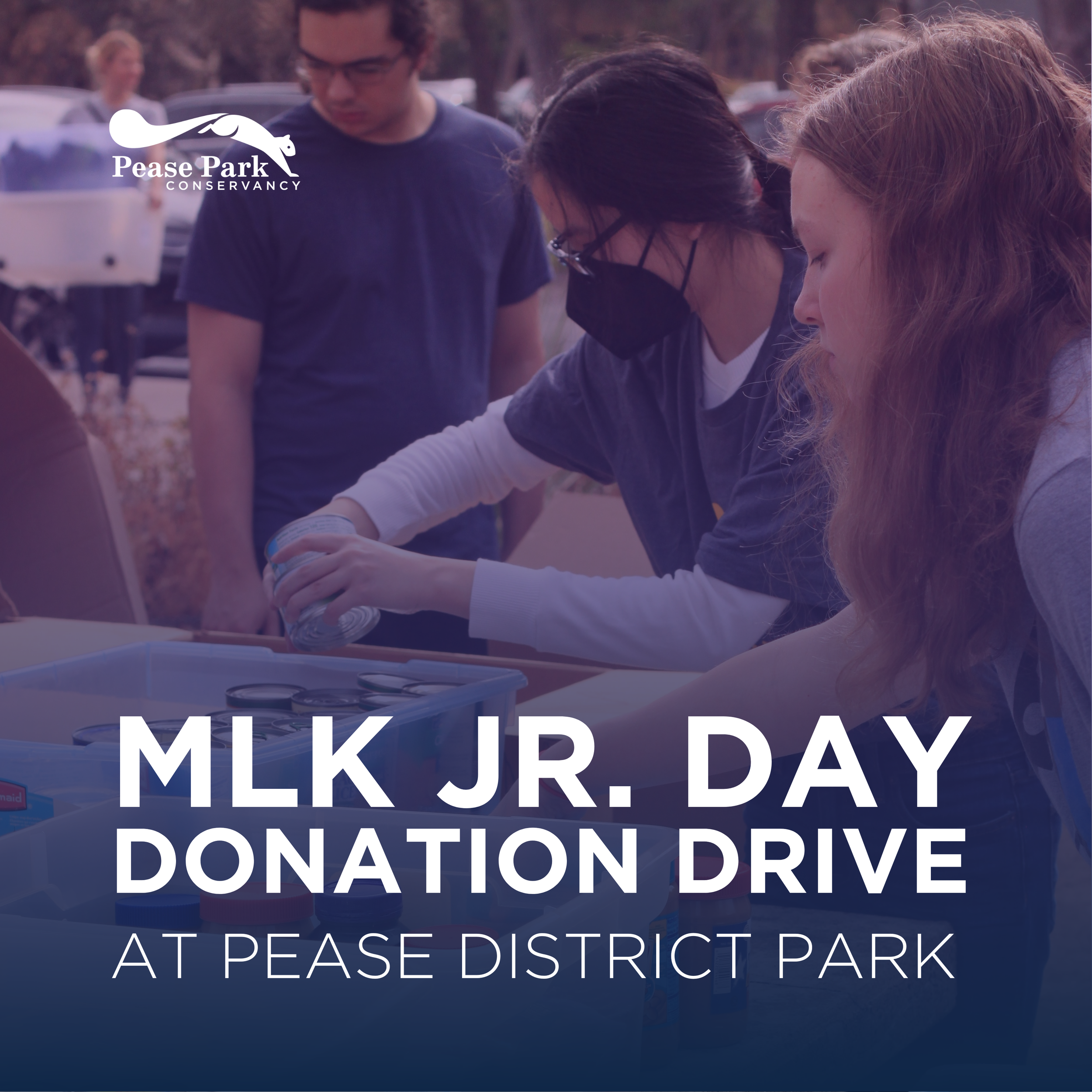 MLK Day Donation Drive at Pease Park — Pease Park Conservancy