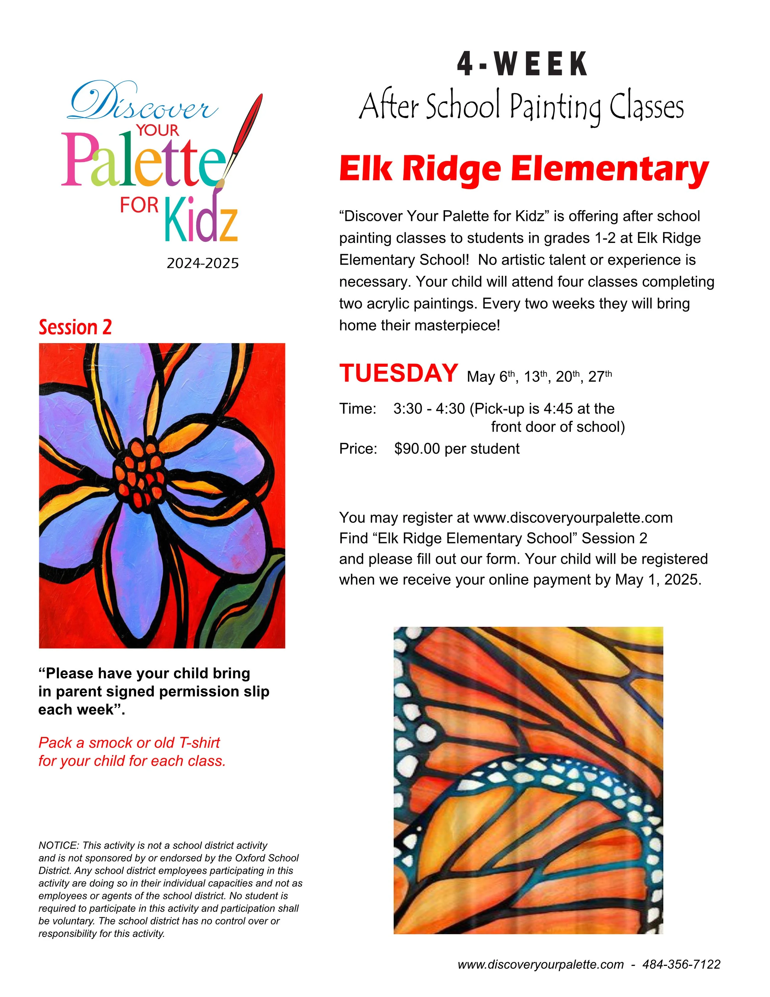 After School Classes — Discover Your Palette