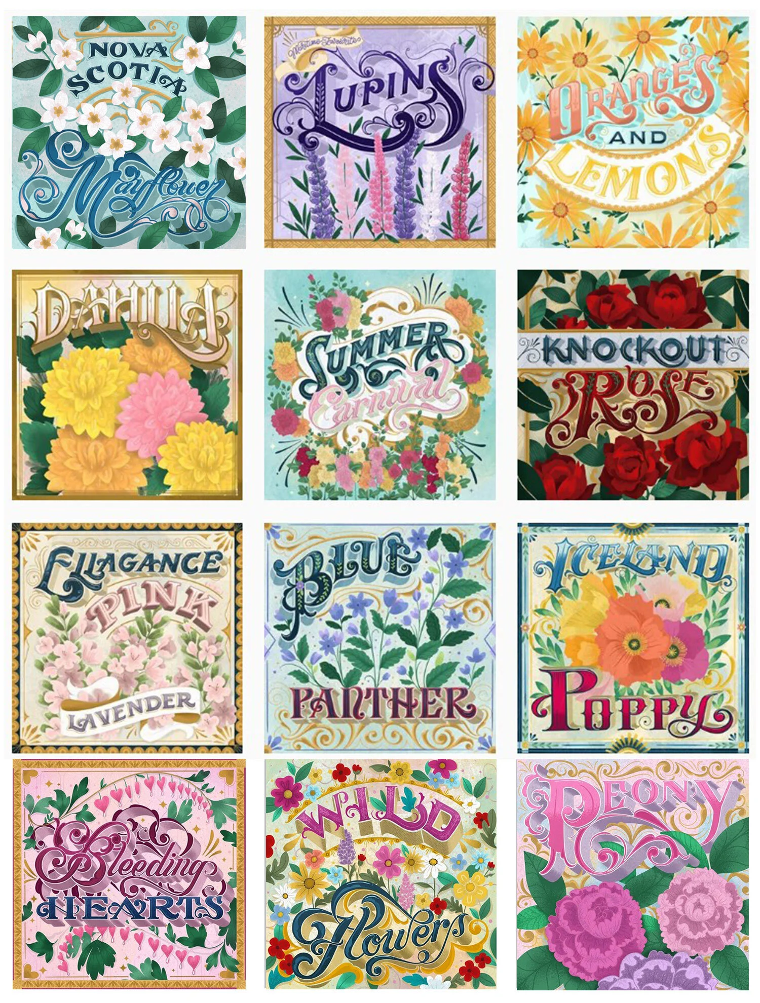 Shop Hand Lettered Prints — KDP Letters