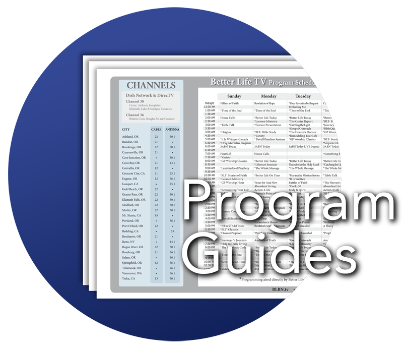 Program Guides — Better Life Television
