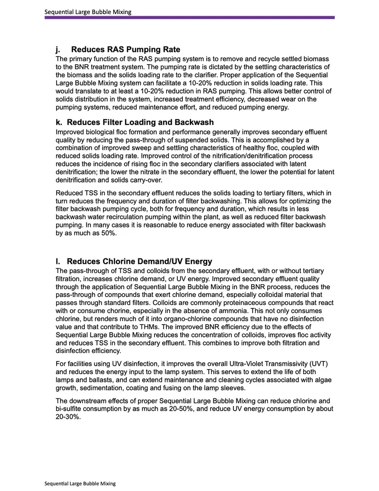 Large Bubble Mixing Info — ICS BELL MIXING SYSTEMS