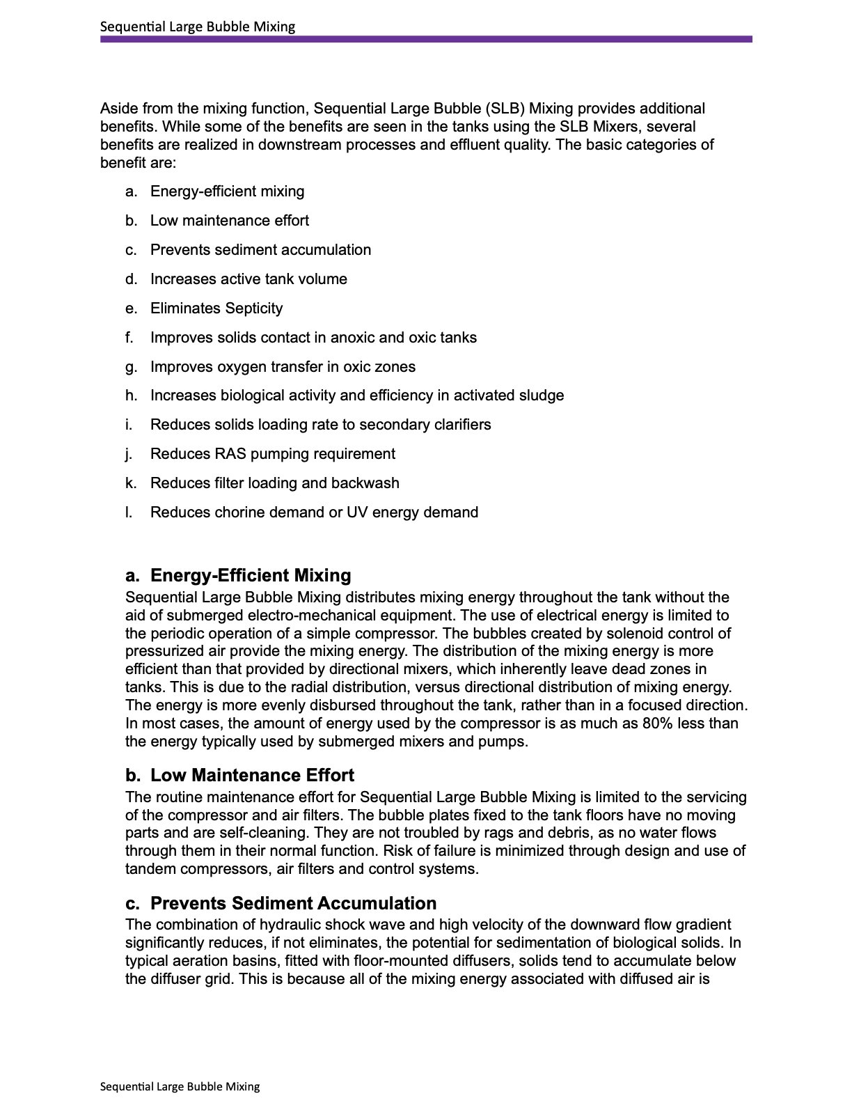 Large Bubble Mixing Info — ICS BELL MIXING SYSTEMS