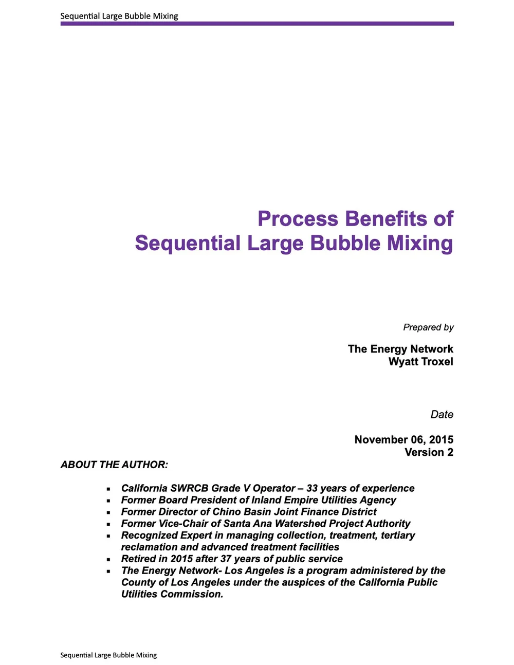 Large Bubble Mixing Info — ICS BELL MIXING SYSTEMS