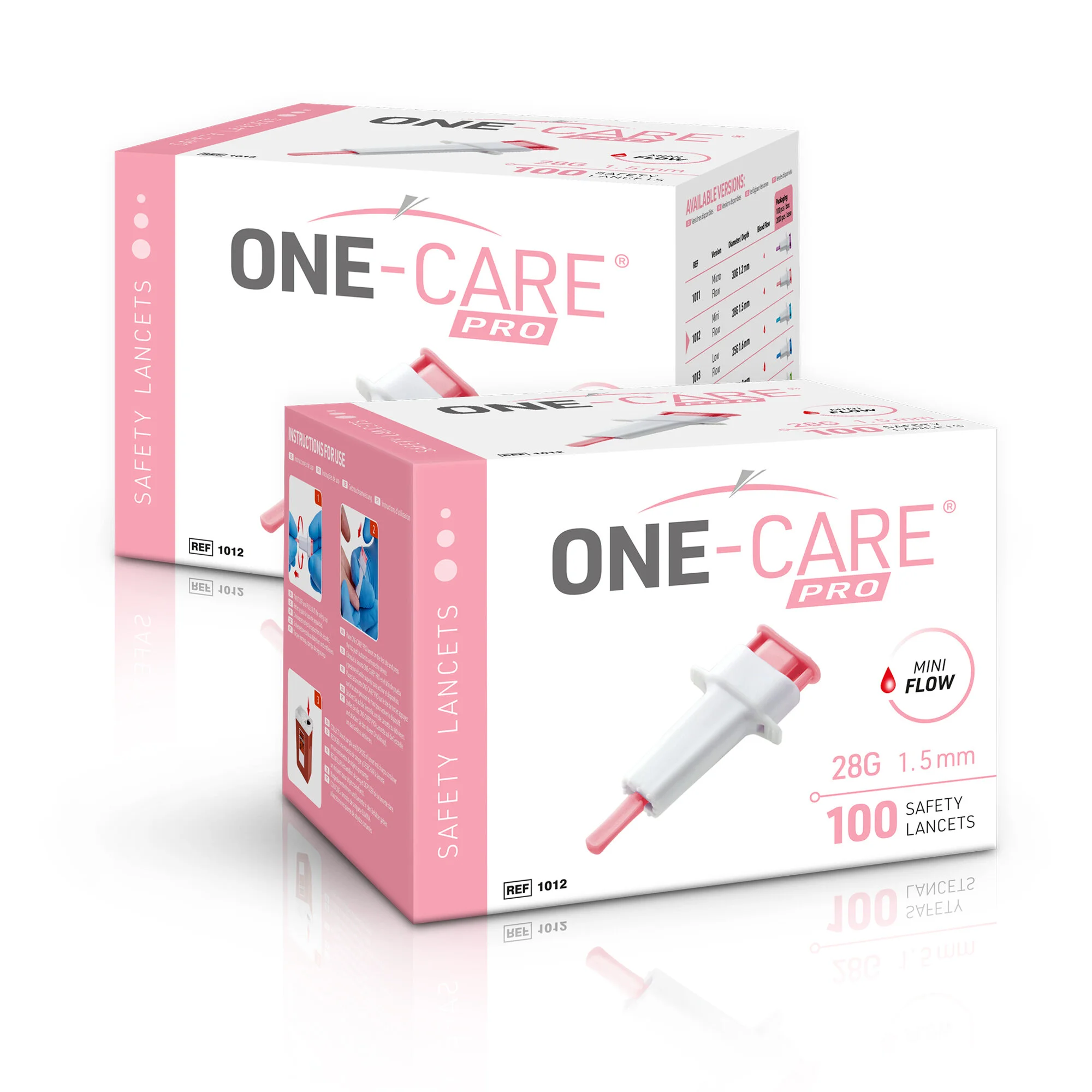 1011-1016 ONE-CARE PRO Safety Lancets — ONE-CARE™