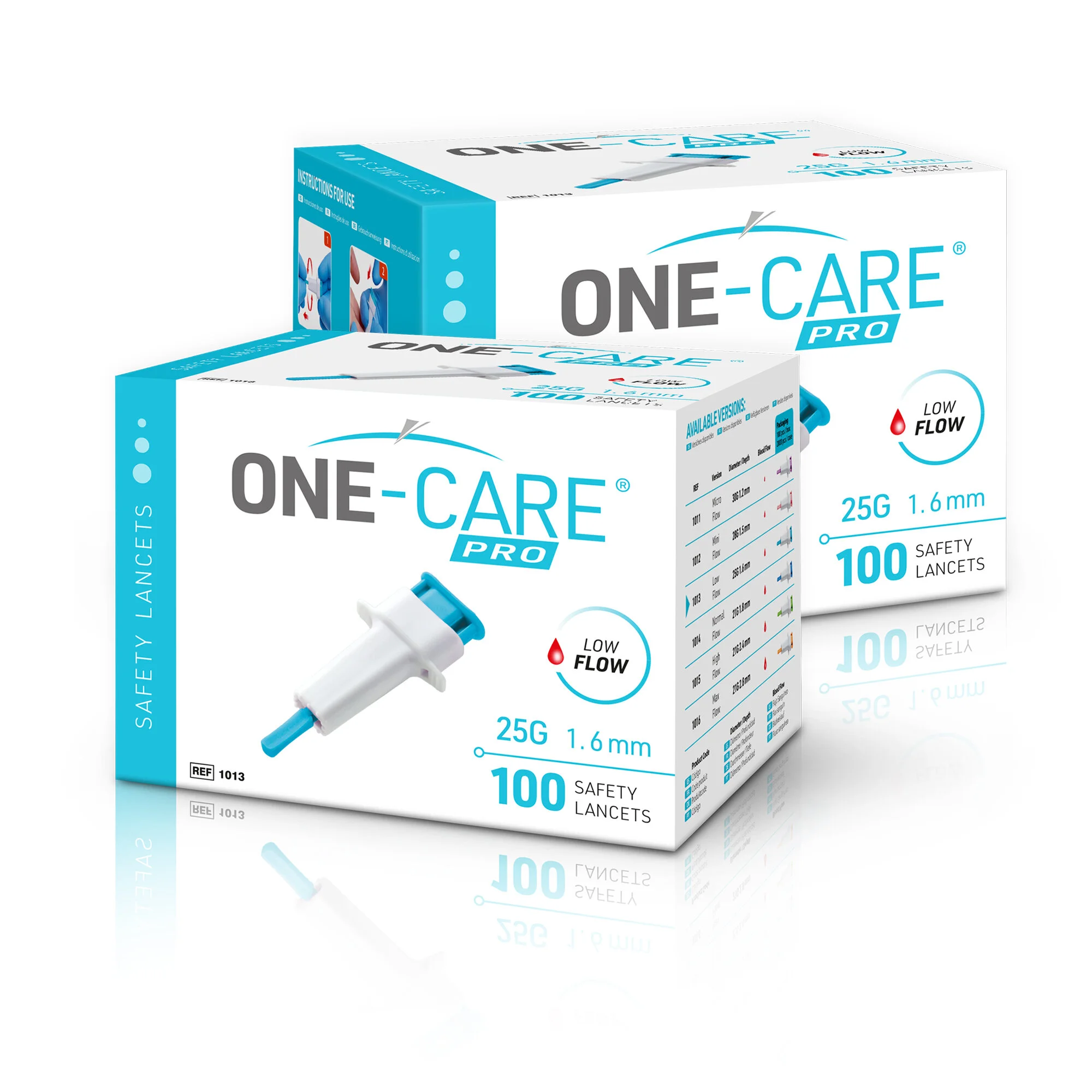 1011-1016 ONE-CARE PRO Safety Lancets — ONE-CARE™