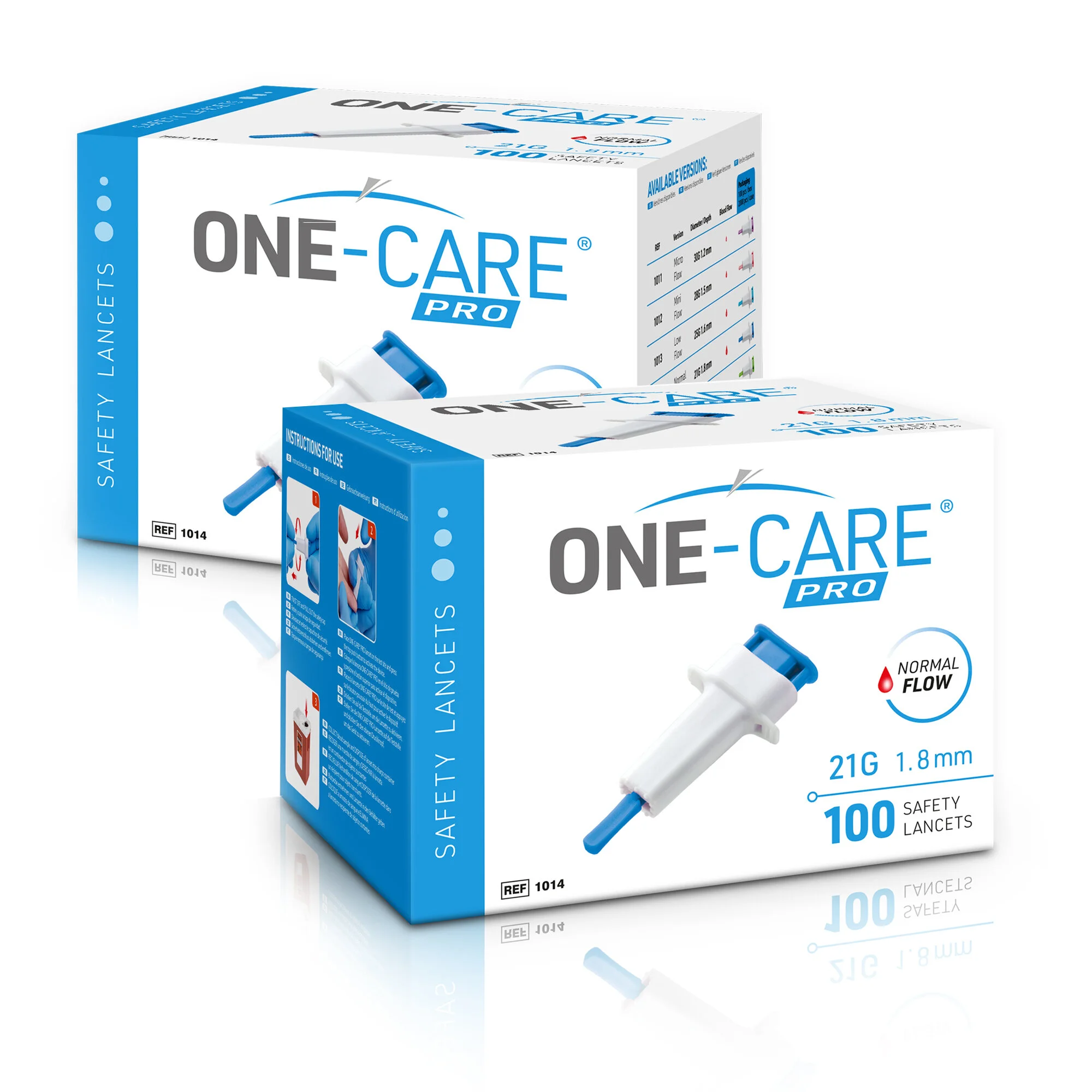 1011-1016 ONE-CARE PRO Safety Lancets — ONE-CARE™