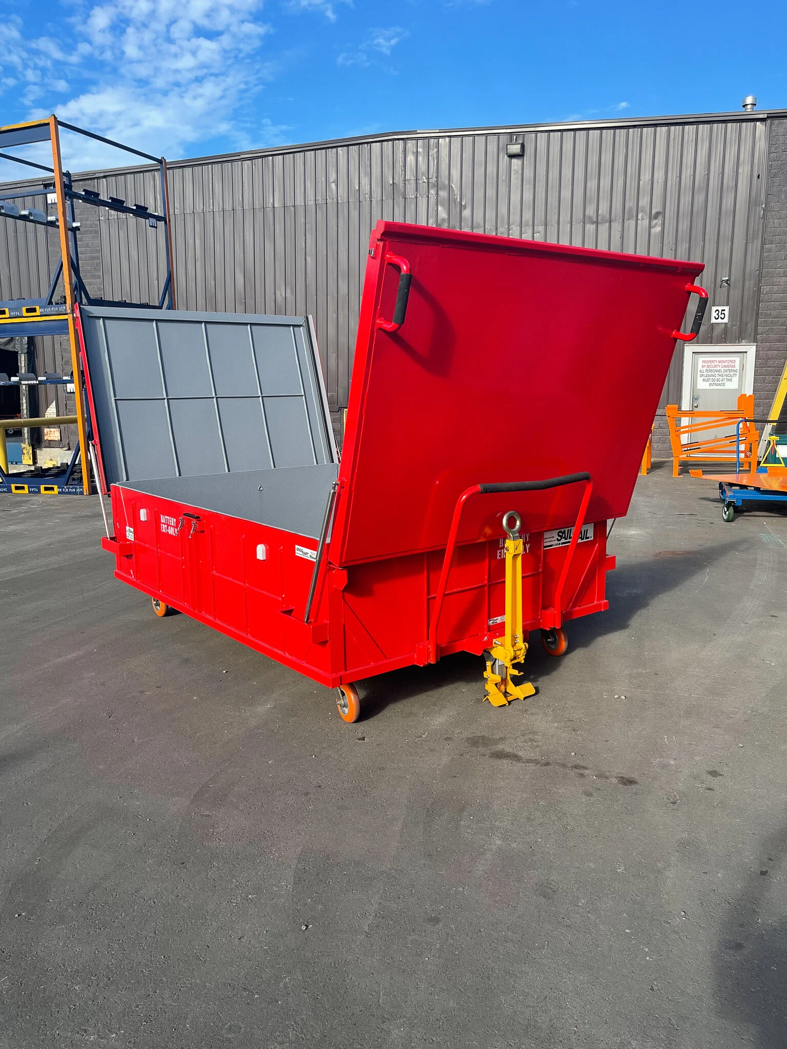 Battery Containment Cart — SailRail Automated Systems Inc. | A Full ...