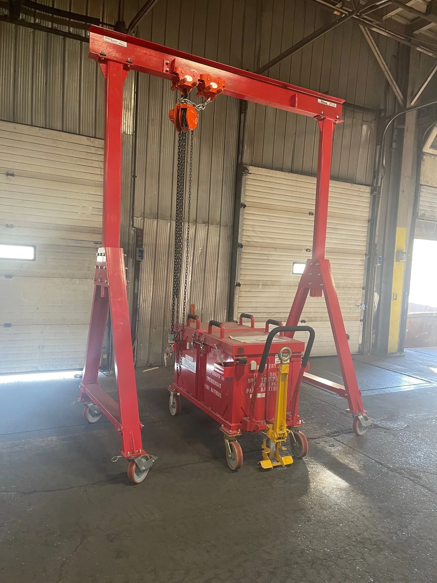 Battery Containment Cart — SailRail Automated Systems Inc. | A Full ...