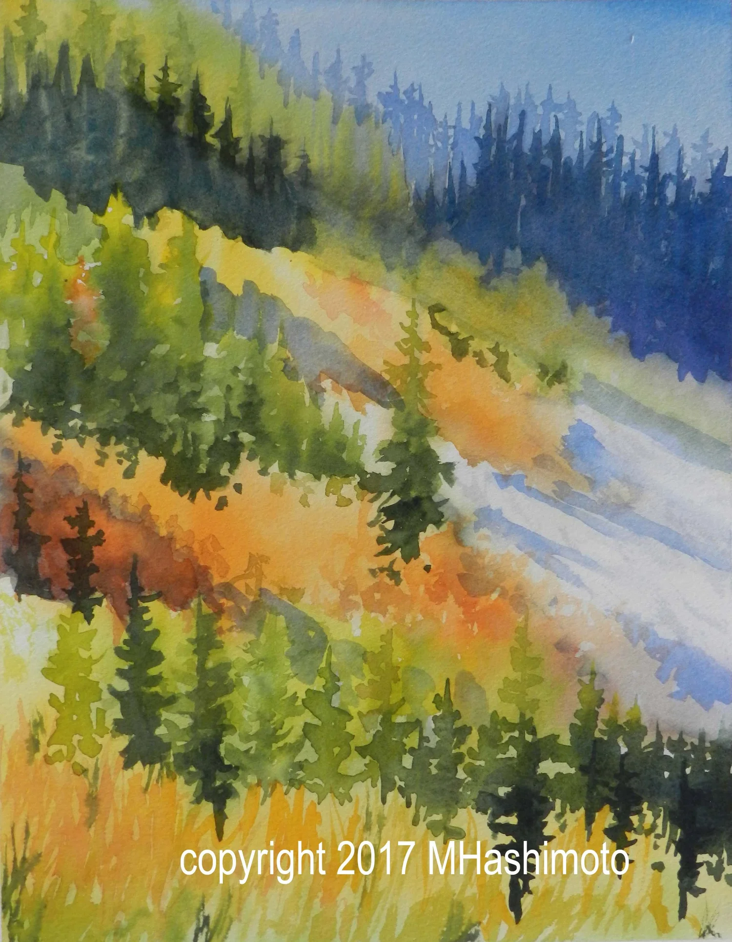 Trees Watercolor Paintings — Molly Hashimoto: Artist's Journal