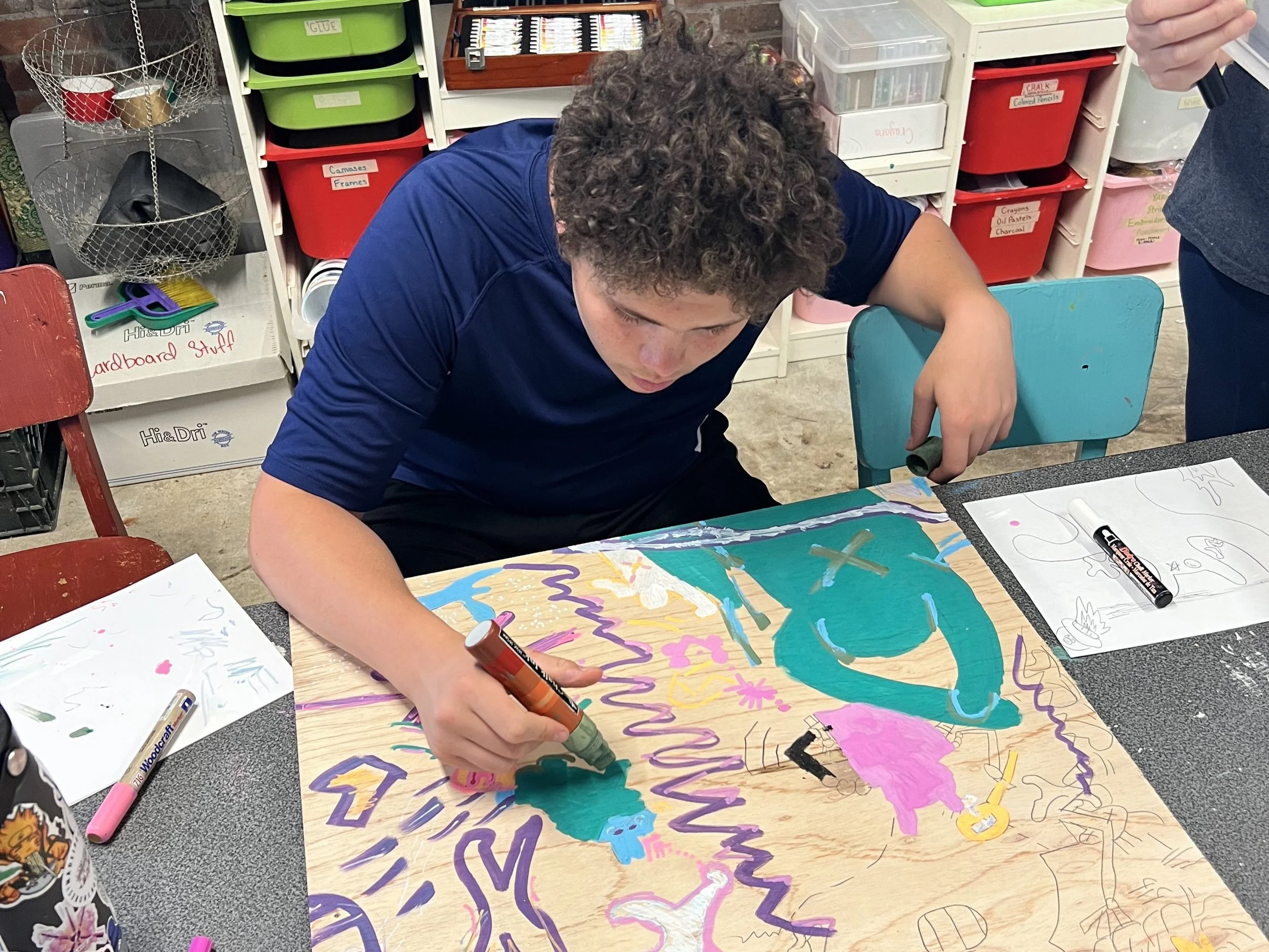 Teen Art Studio — American Mural Project