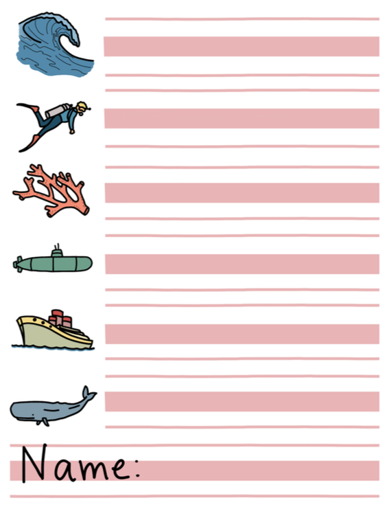Ocean Scavenger Hunt — Missy Montessori