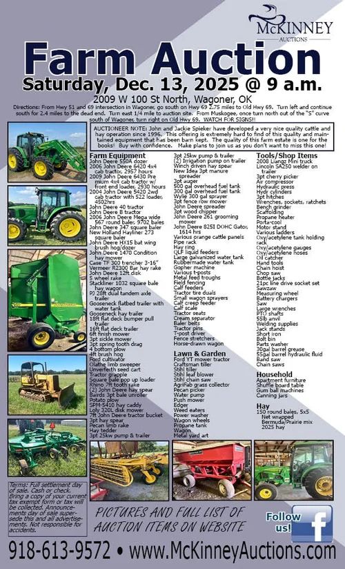 Upcoming Auctions — McKinney Auctions